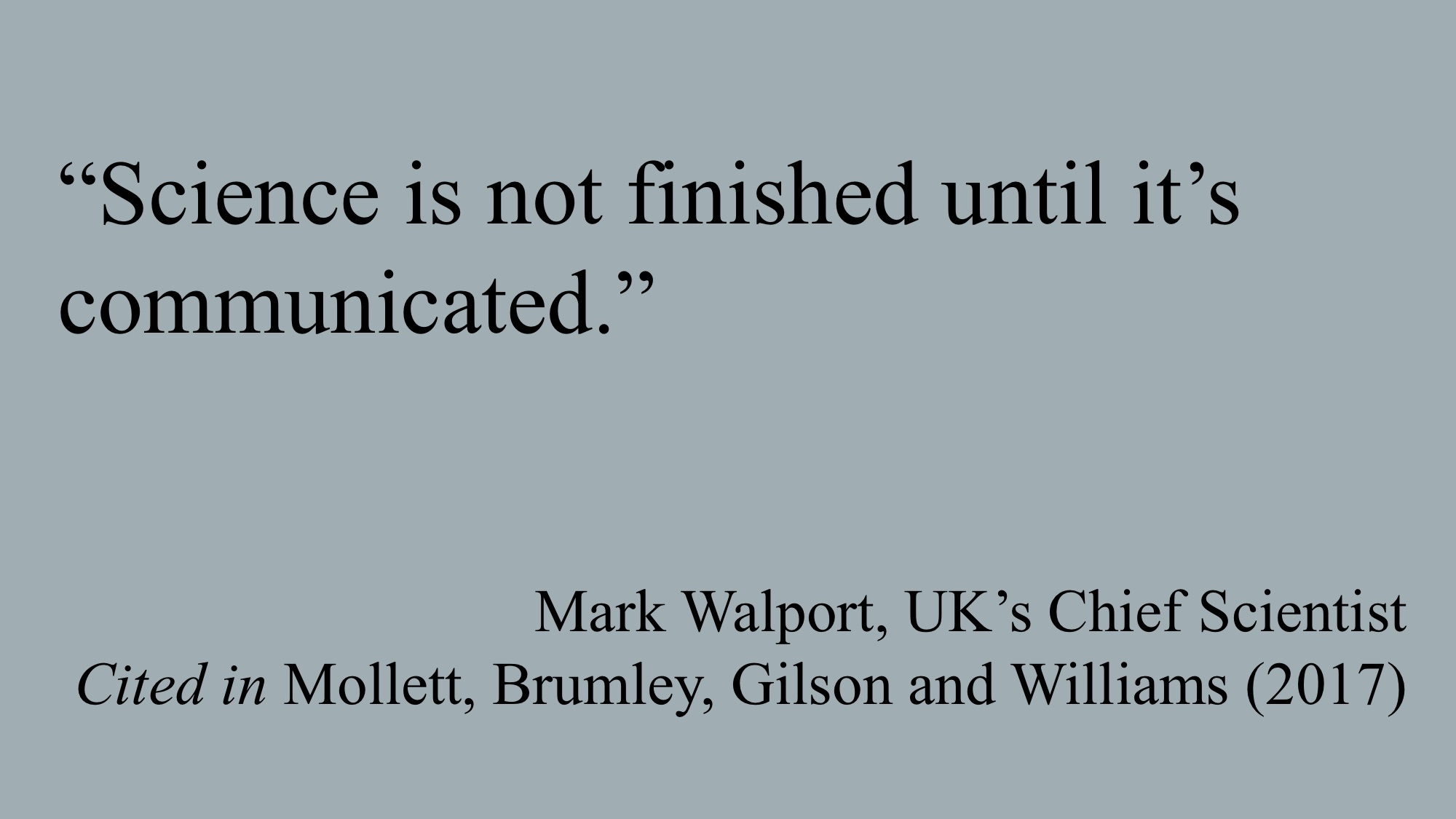 [Miscellany] Science communication, writing as craft, and why new stuff ...